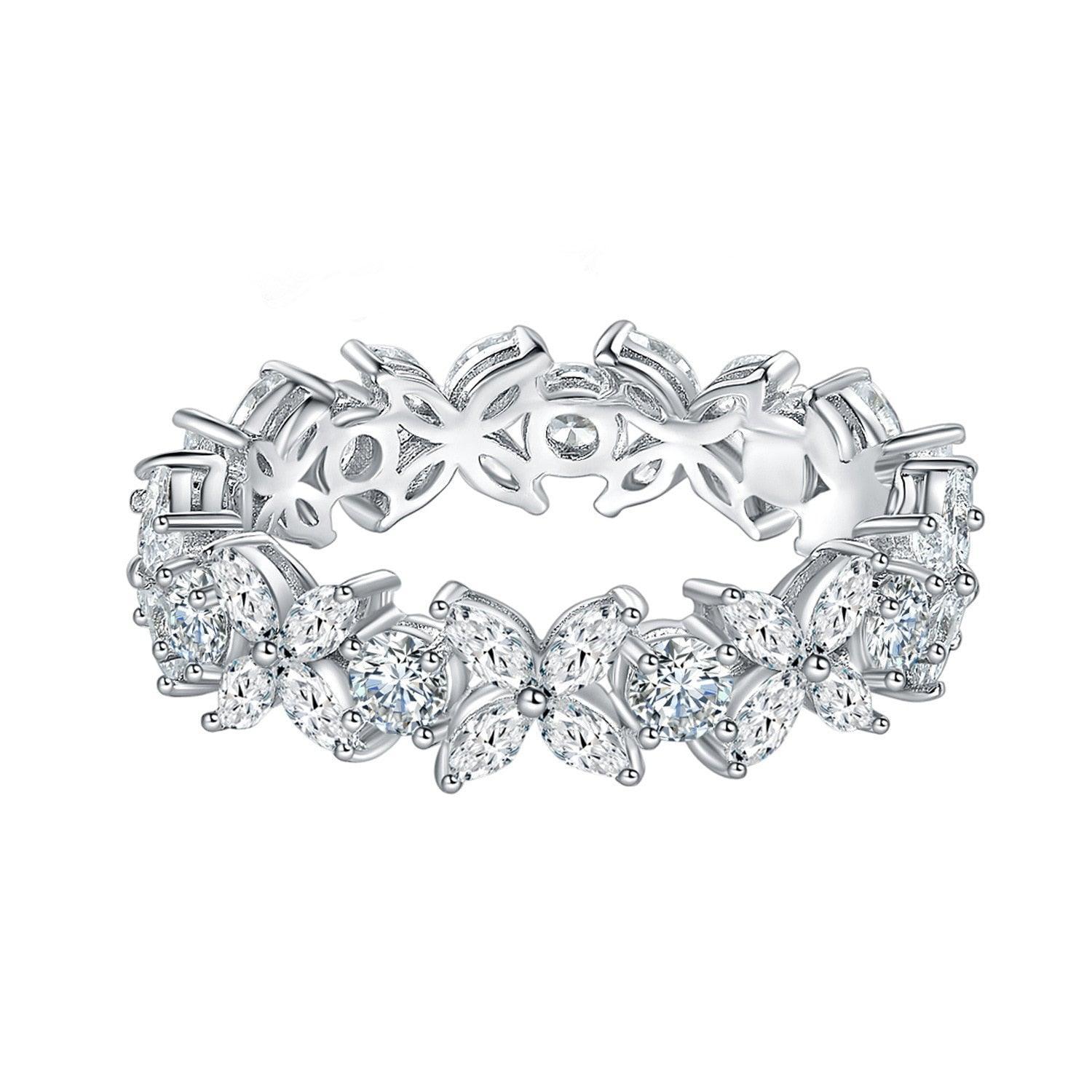 Butterfly Eternity Band Ring